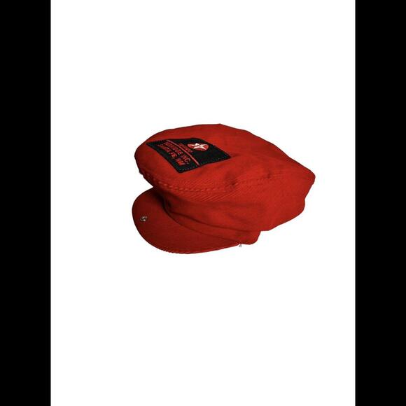 Accessories | Vintage Texaco Santa Fe Attendant Corduroy Hat Red New ...